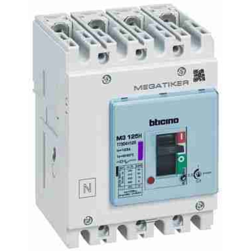 BTIT7304H80 M3 125H 4P Kompaktleistungsschalter - In = 80 A - Icu = 70 kA