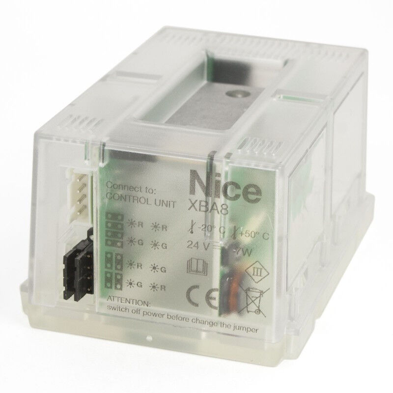 In die Abdeckung integrierbare Ampel für Schranke MBAR LBAR NICE XBA8