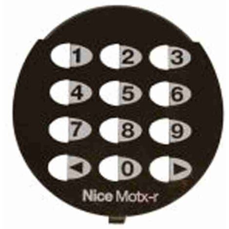 PAD1237A.45301 Frontmaske Grau MOTX-R Original Ersatzteil NICE PAD1237A ...