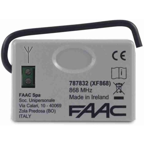 Faac Xf 868 Empfänger Funkempfänger 1 Kanal Stecker Xf868 787832 Ex 319007