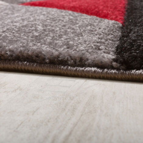 Paco Home Designer Teppich Modern Geometrische Muster Konturenschnitt ...