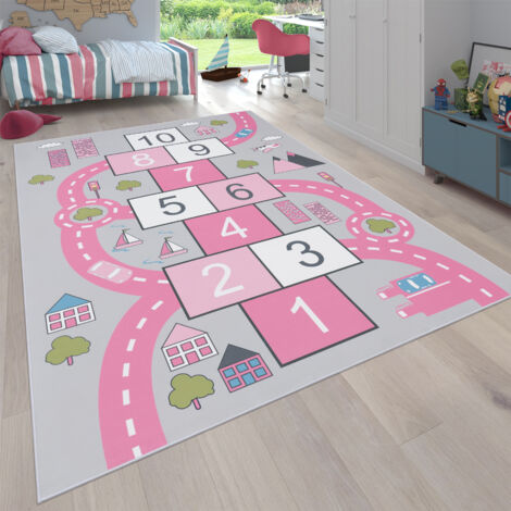Paco Home Teppich Kinderzimmer Kinderteppich Spielteppich Straßen ...