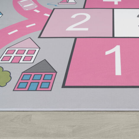 Paco Home Teppich Kinderzimmer Kinderteppich Spielteppich Straßen ...