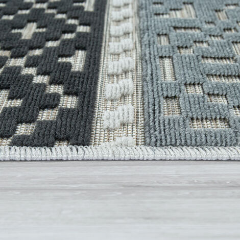 Paco Home In- & Outdoor-Teppich Mit Retro-Design Balkon Terrasse 3D-Web ...