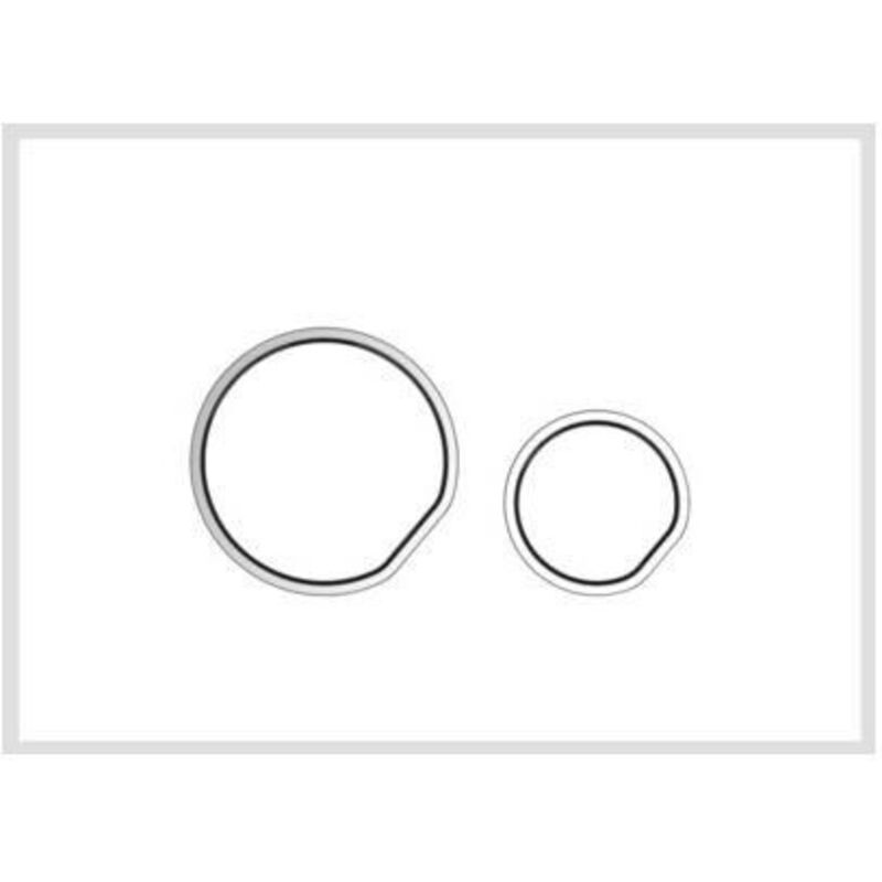 Plaque de commande INEO CEDO 2C blanc