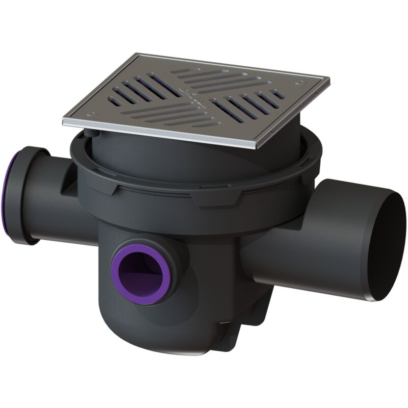 Corps de base : Universal DN 100, grille en acier inoxydable ...