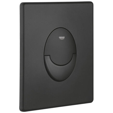 Grohe – Plaque de commande WC verticale en ABS noir – Double touche ...