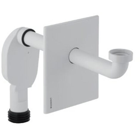 Geberit siphon encastrable avec couvre plaque blanc