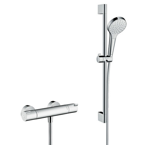 Hansgrohe Shower Set Croma Select S 110 1 Spray with Unica'Croma 0.65m ...