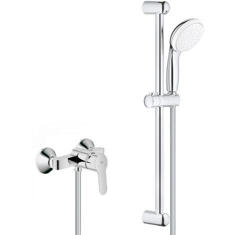 Grohe Shower Set Single-Lever Mixer + Tempesta 100 Complete Shower Set ...