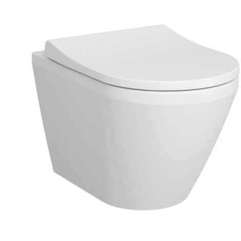Vitra Toilet Pack V-Fix Frame + Integra Rimless Wall-Hung Toilet + Soft ...