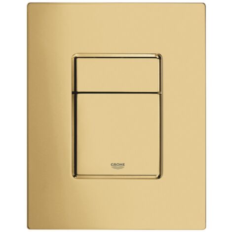 Grohe Toilet Pack Rapid SL Support Frame + Gold Mirror Effect Flush ...