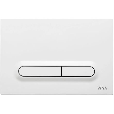 Vitra Loop T Dual Flush Plate, White high gloss (740-0700)