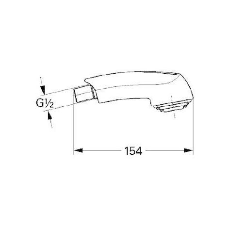 Grohe Eurodisc Extractibles hand shower (46312IE0)