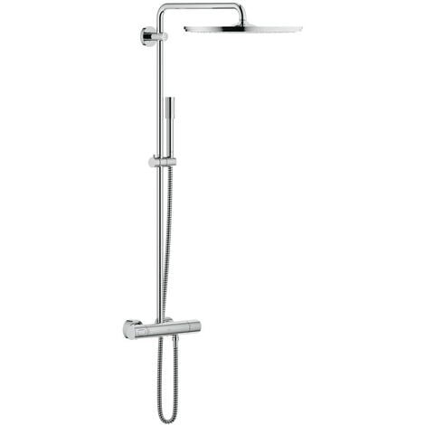 Grohe Rainshower System 400 Thermostatic shower column with XXL ...