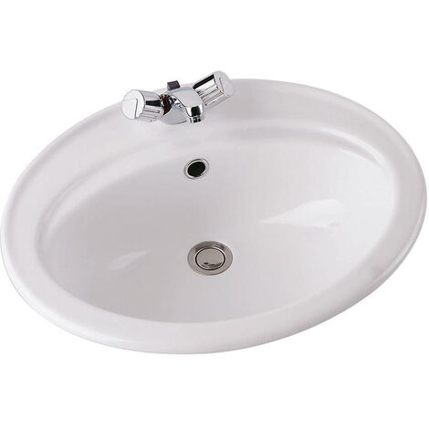 Porcher Ulysses Built-In Basin 56 x 46 cm, Gloss White (P144801)