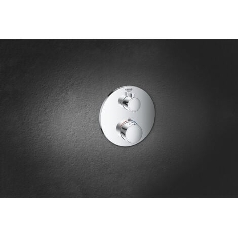 Grohe Grohtherm Thermostatic Shower Mixer for 2 outlets with integrated ...