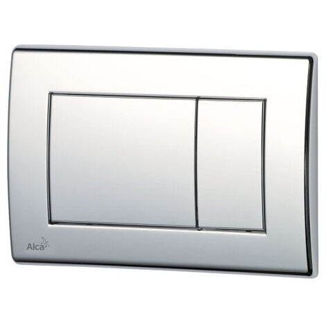 Alca Flush plate for wall-hung toilets, Chrome polished (m271)