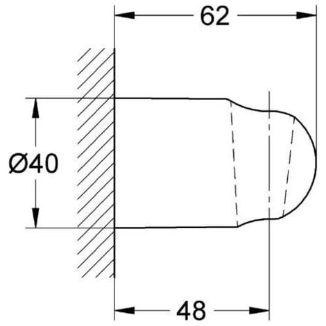 Grohe Relexa Wall hand Shower holder (28605000)