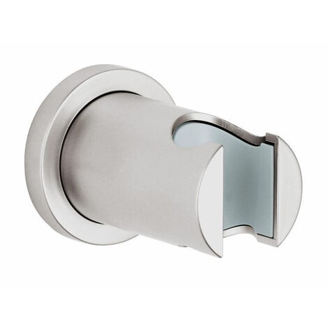 Grohe RAINSHOWER Wall hand shower holder, Supersteel (27074DC0)