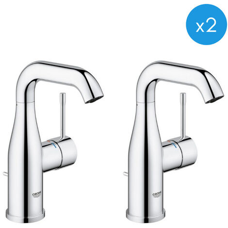 Grohe Essence Set of 2 1/2' Single chrome mixer size M (23462001-DUO)
