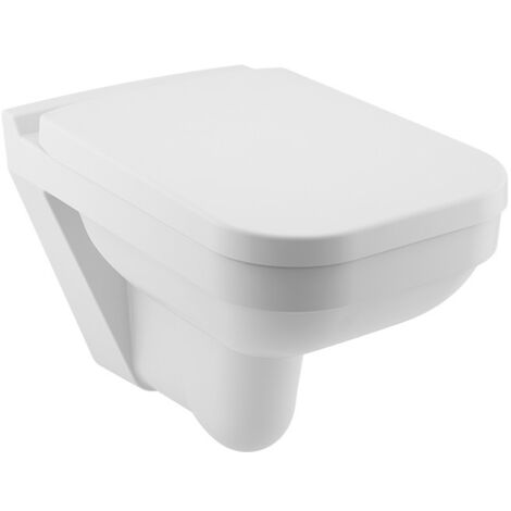 SEREL rimless Star wall mounted toilet bowl + seat (SA26)