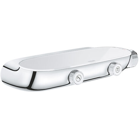 Grohe GrohthermCombi thermostatic shower mixer with 2 valves, exposed ...