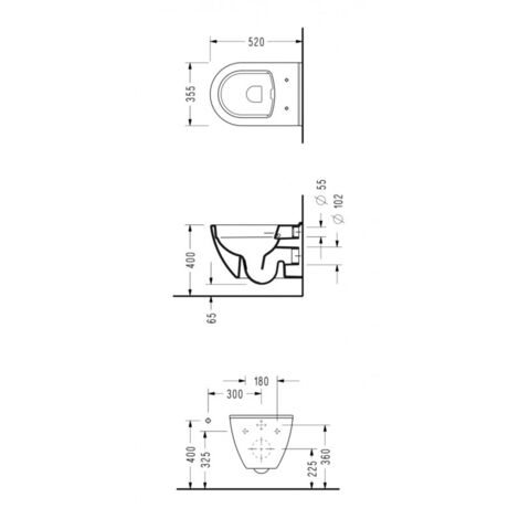 Villeroy & Boch Viconnect Pro toilet set Support frame + bowl + soft ...