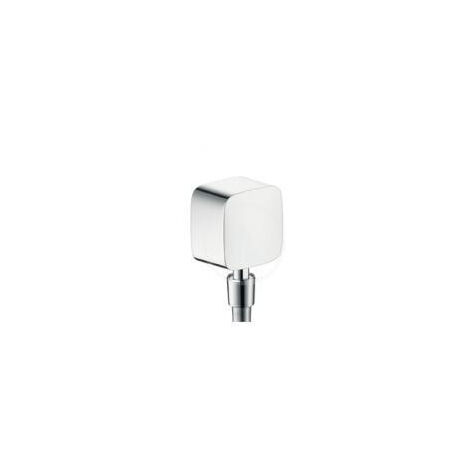 Hansgrohe Fixfit Wall outlet with non-return valve and pivot joint ...