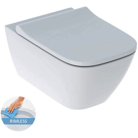 Geberit Duofix Extra-flat Frame + Geberit Smyle Rimless bowl ...