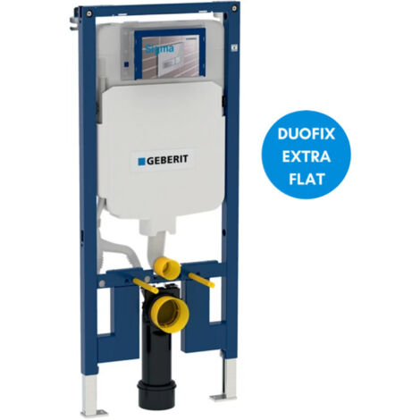Geberit Duofix Extra-flat Frame + Geberit Smyle Rimless bowl ...