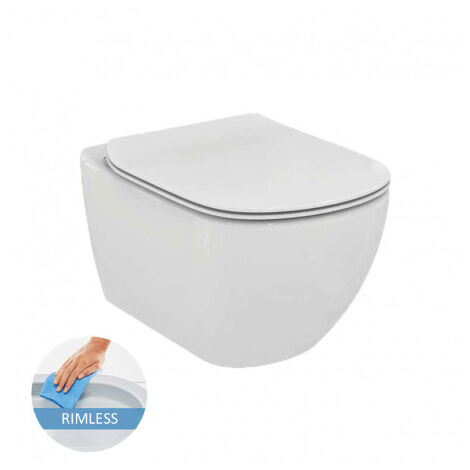 Geberit Duofix Toilet Frame + Ideal Standard Tesi Aquablade Rimless ...