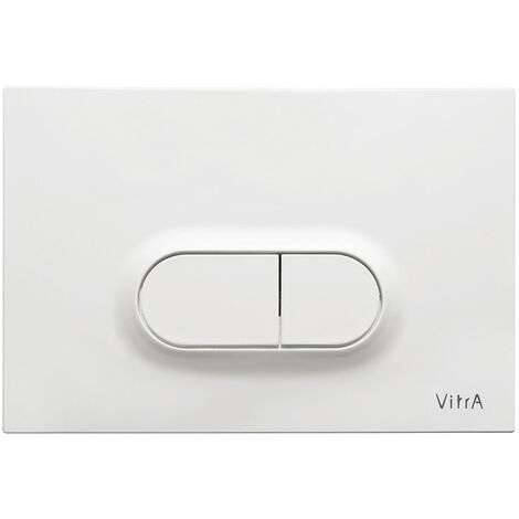 Vitra Loop O two-touch flush plate, Gloss White (740-0500)