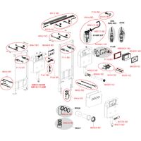 Alca Support Frame for Wall-Hung Toilets + Cistern (AM101/1120)