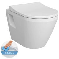 Vitra Integra rimless toilet with softclose seat (7062-003-6288)