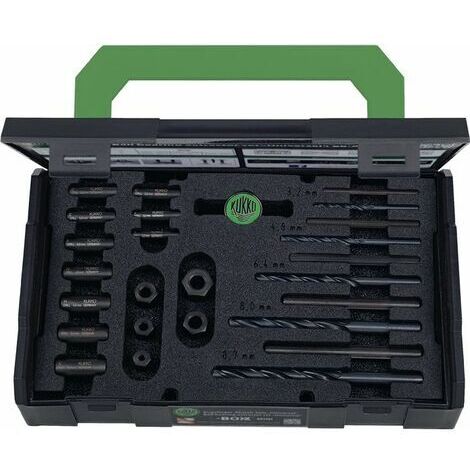 Kukko Set di aspiratori a vite 49-U-B M 5-M 16 25 PCS.INFL.Fitting HSS ...