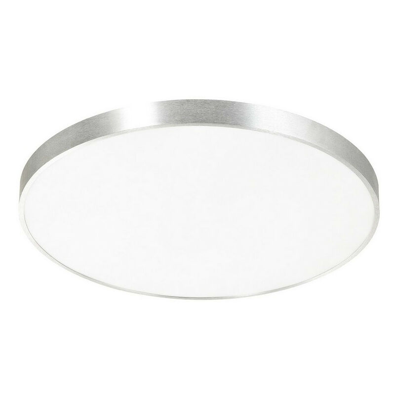 Zumaline SIERRA Panel LED integrado redondo, plateado, 4000K, 3000lm