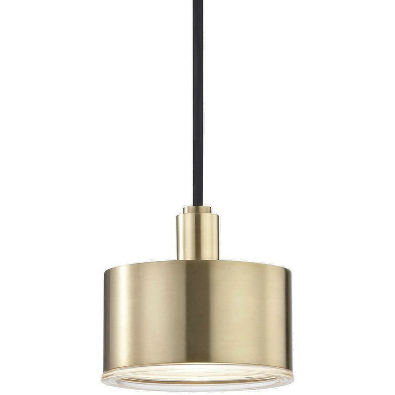 Nora 1 Lámpara Colgante Latón, Vidrio