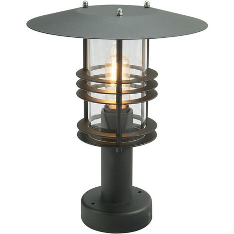 Elstead - Linterna de pedestal para exteriores, E27