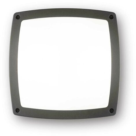 Ideal Lux Cometa - Aplique de exterior 3 luces Antracita IP54, E14