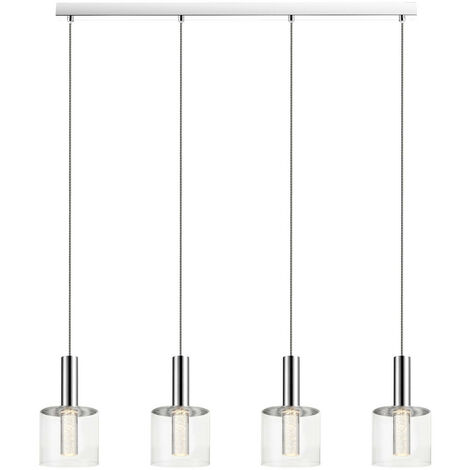 Spring Lighting Techo colgante de barra LED contemporáneo 4 luces ...