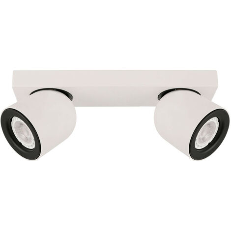 Italux Nuora Foco de techo doble moderno de 2 luces, GU10