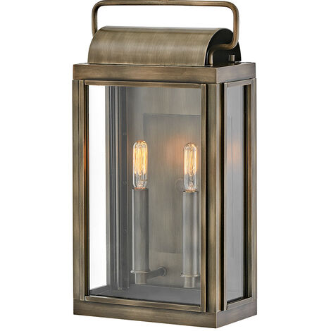 Elstead Hinkley Sag Farol de Pared Exterior Pintado Bronce Bruñido, IP44