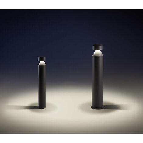 Leds-C4 Cilin - LED Outdoor High Poller Light Urban Grey IP65