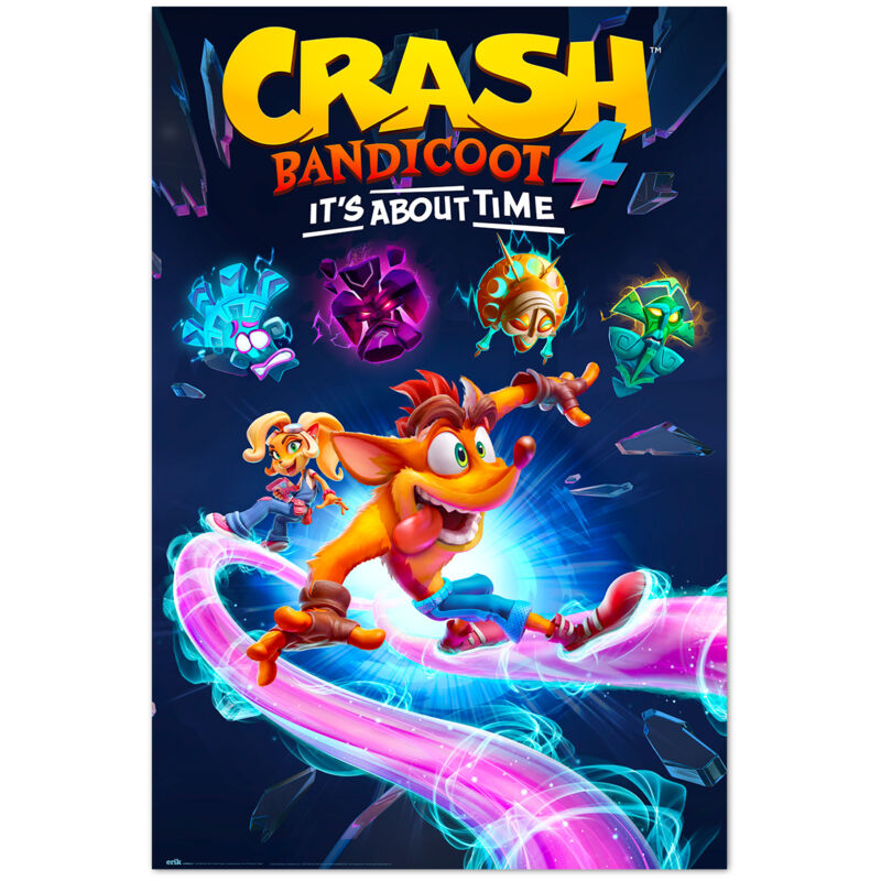 Poster Crash Bandicoot es ist an der Zeit