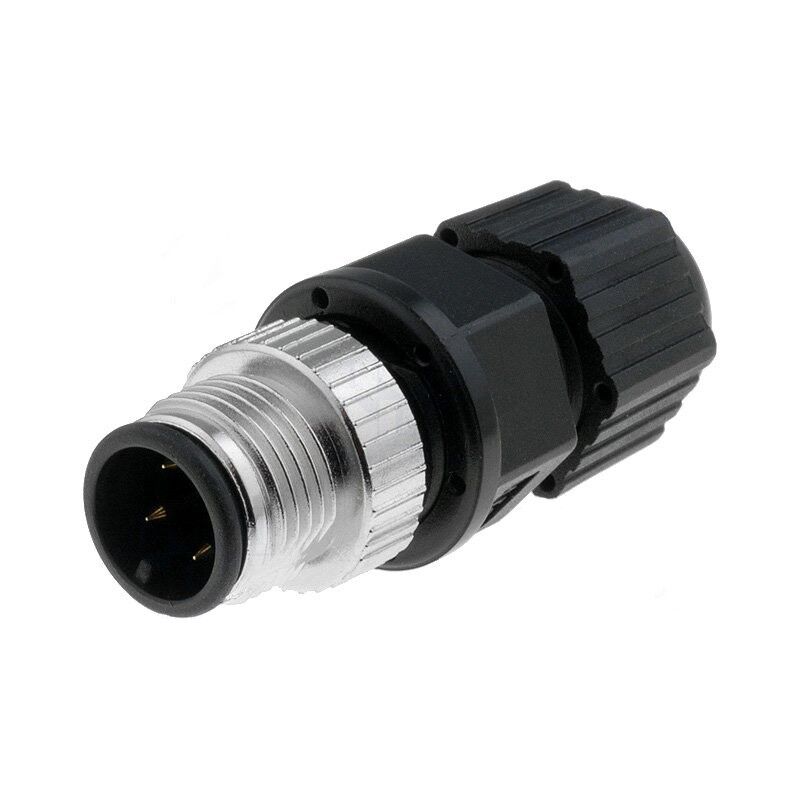 M12 Stecker 4 Pin gerade Antenne