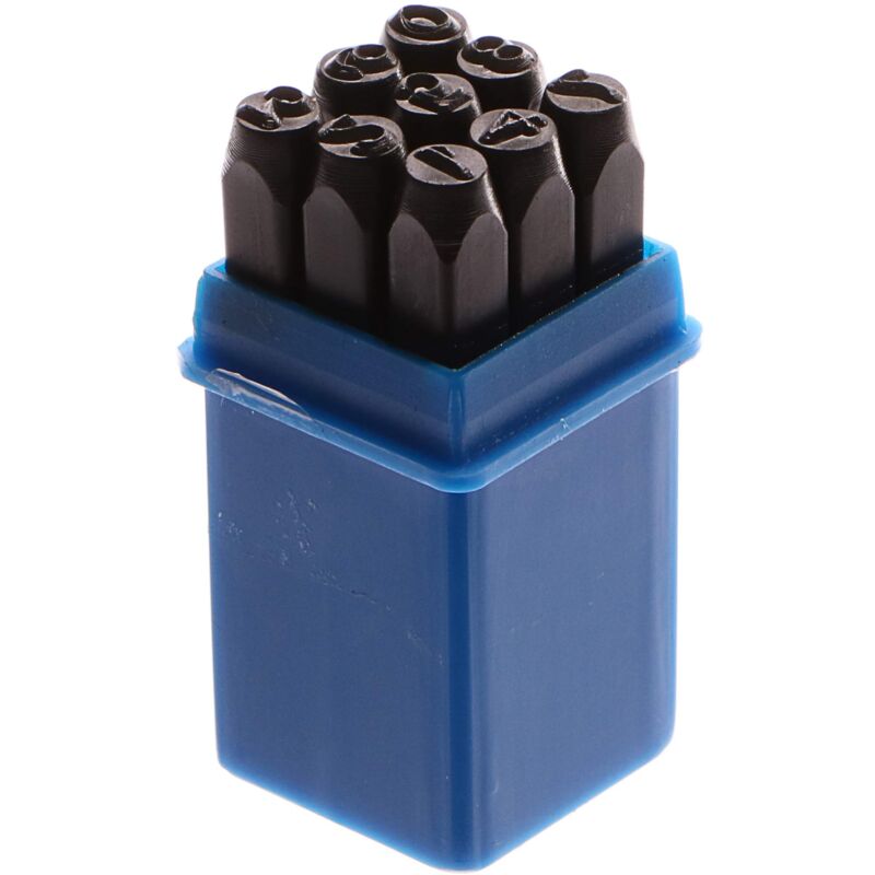 Geko G01810 - Set de Briefmarken de Nummer de Stempel (6 mm), mehrfarbig