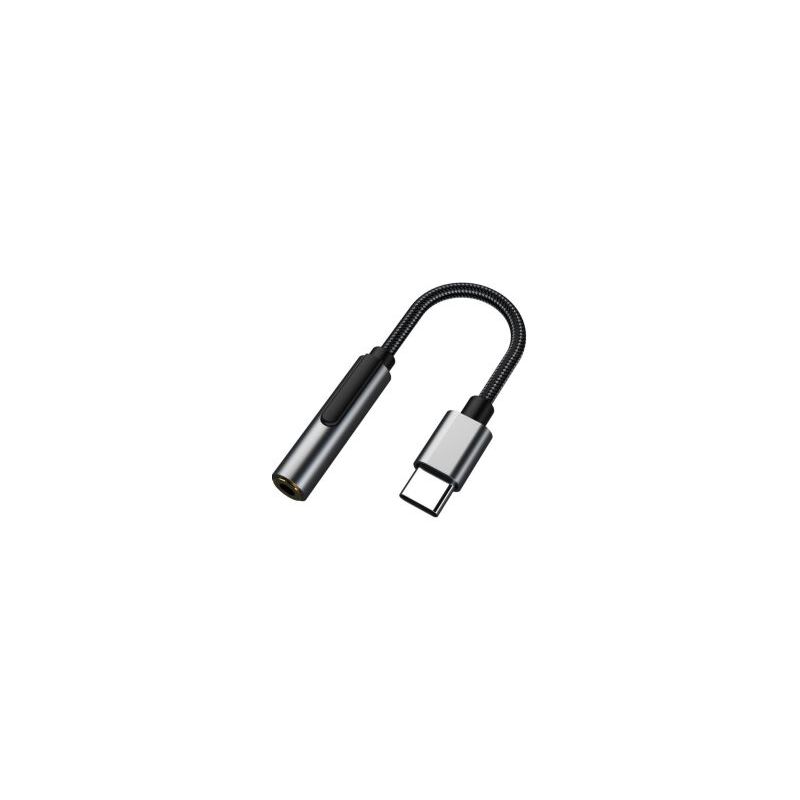 Microconnect MC-AUDIO-USBC Adapter de cable de video 0,13 m Silver