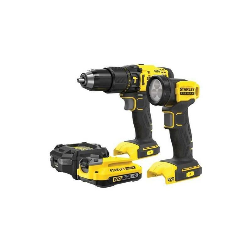 Stanley wkrętarka ud. v20 sfmcd711 50nm 1x2,0ah kufer +latarka sfmck210d1