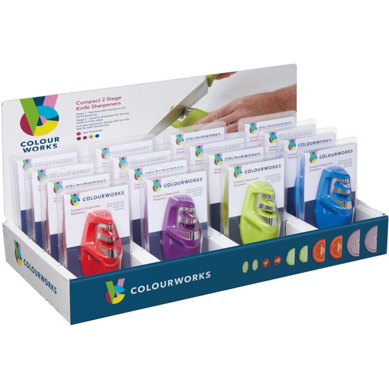 Colourworks brights Display mit 16 farblich sortierten 2-stufigen ...